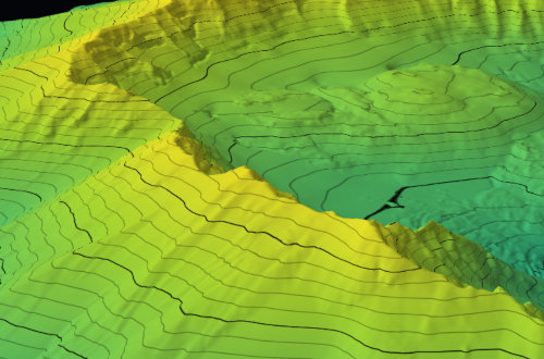 Contour lines - Giro3D